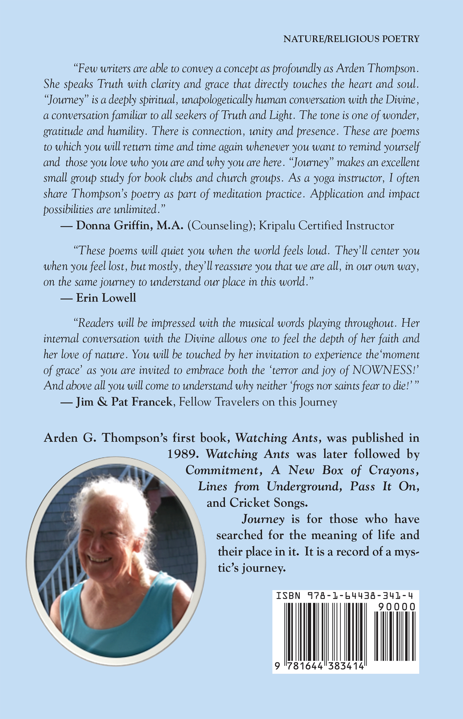 Latest Book: “Journey” – Books by Arden G. Thompson